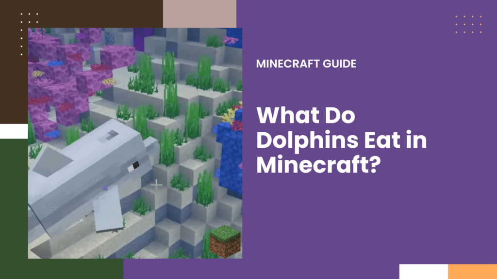 What Do Dolphins Eat In Minecraft? Feed, Treasure & Speed